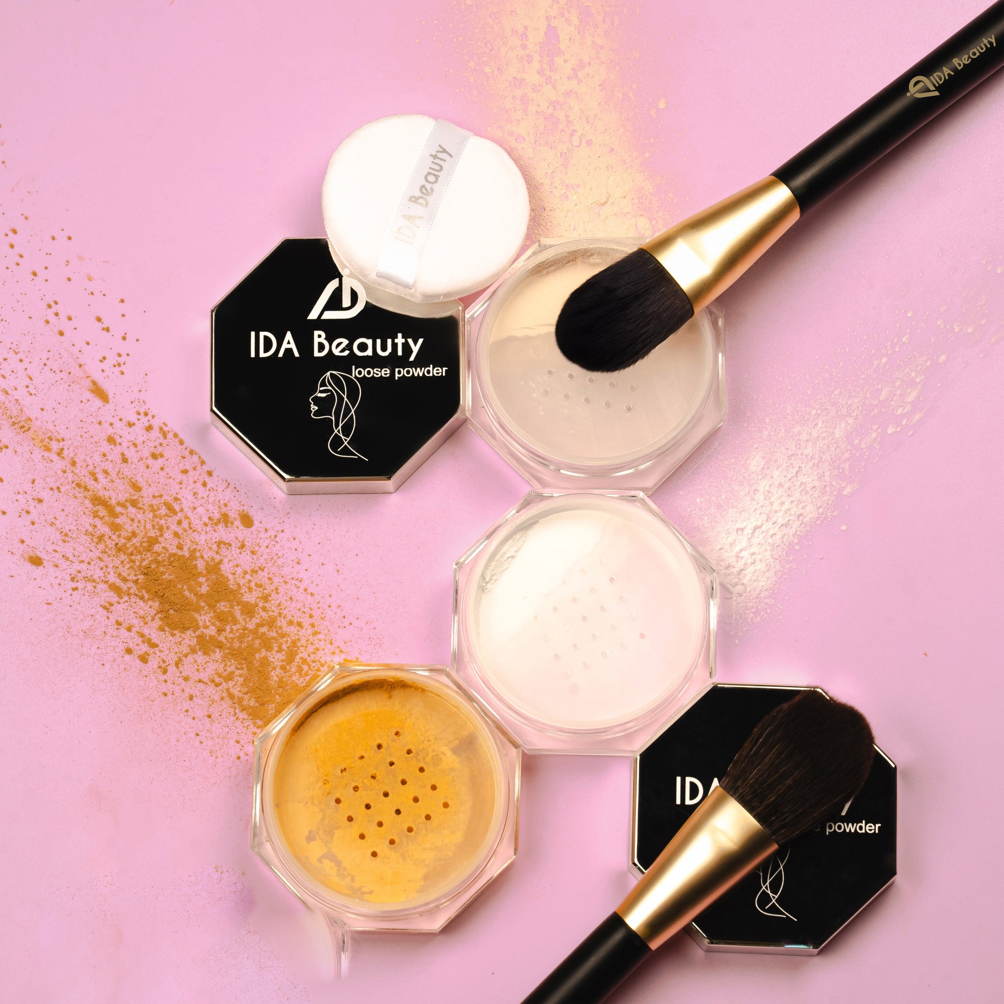 How to Apply IDA Beauty Loose Setting Powder Like a Pro